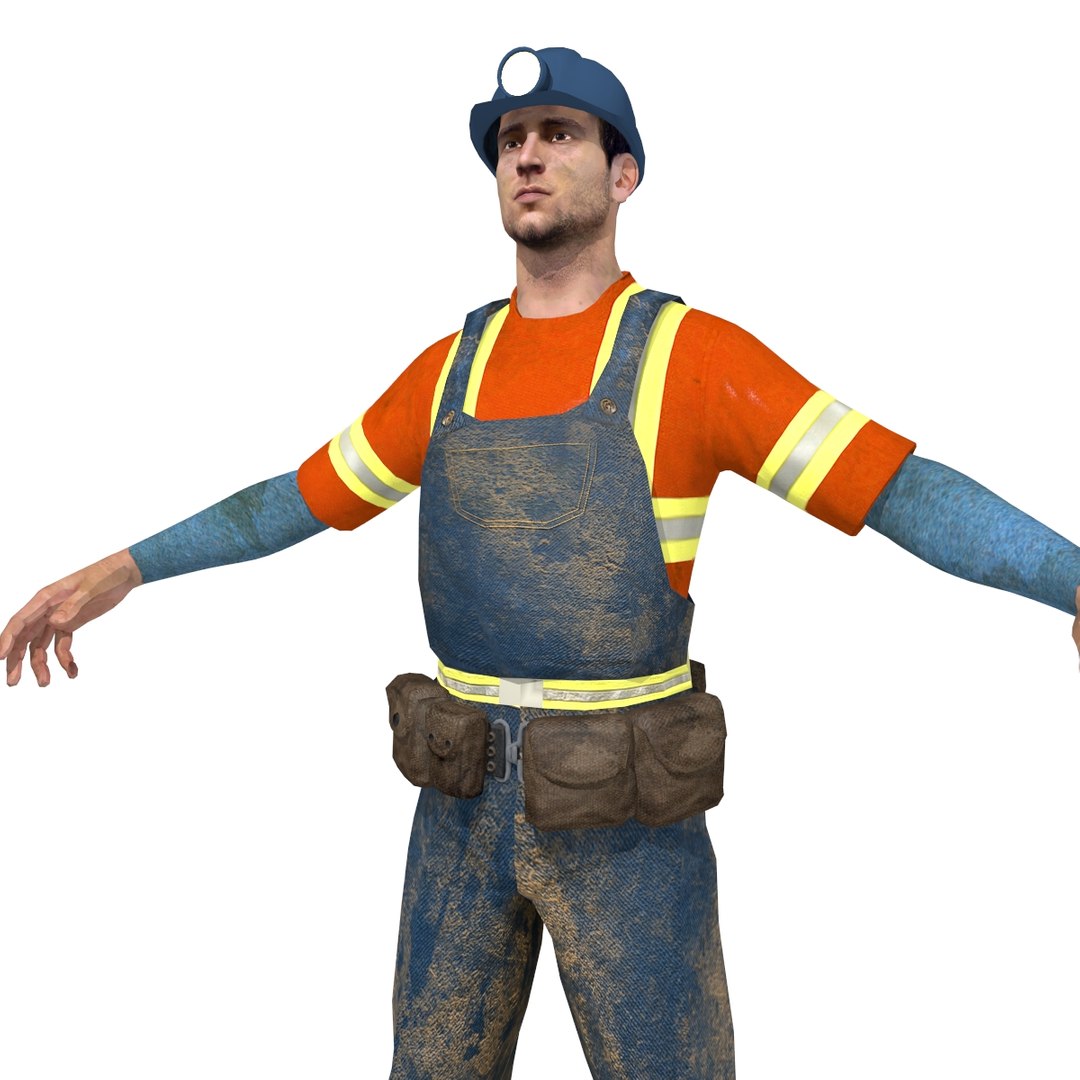 miner man 3d max