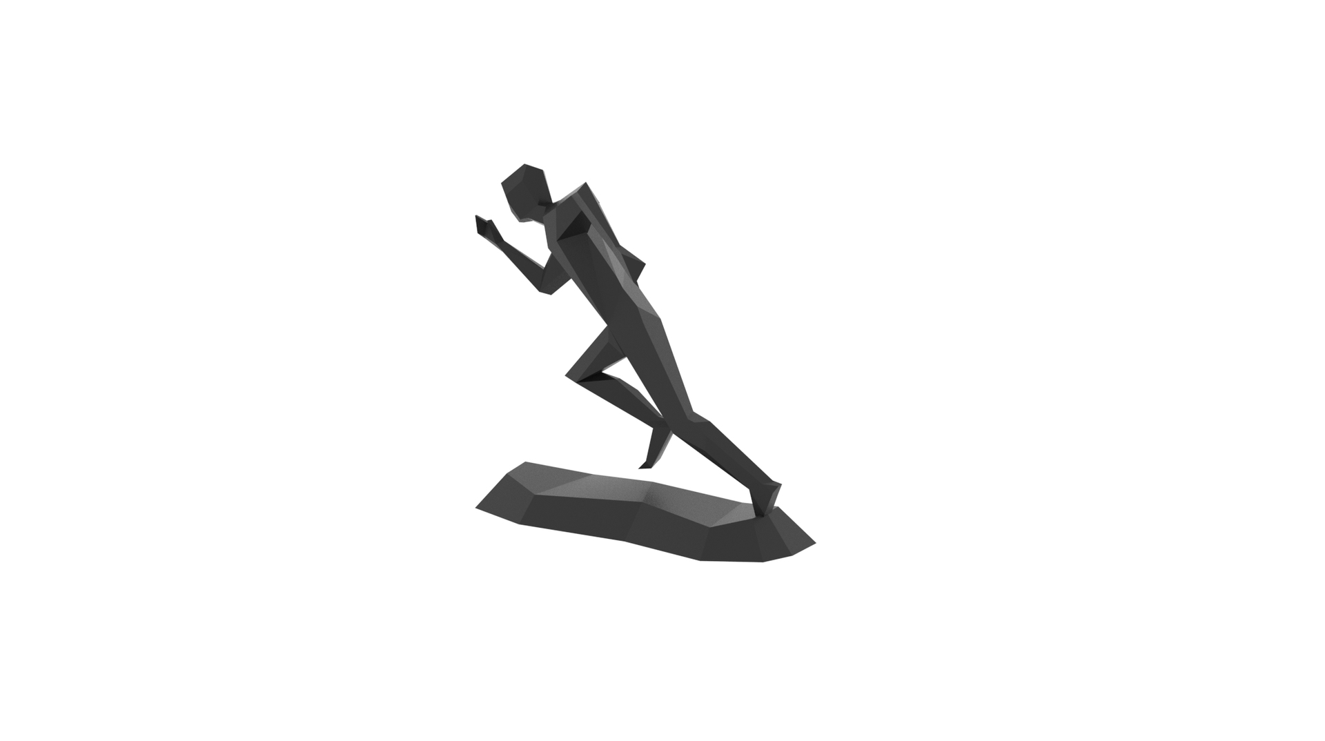 3D Running Man Statue Model - TurboSquid 1371312