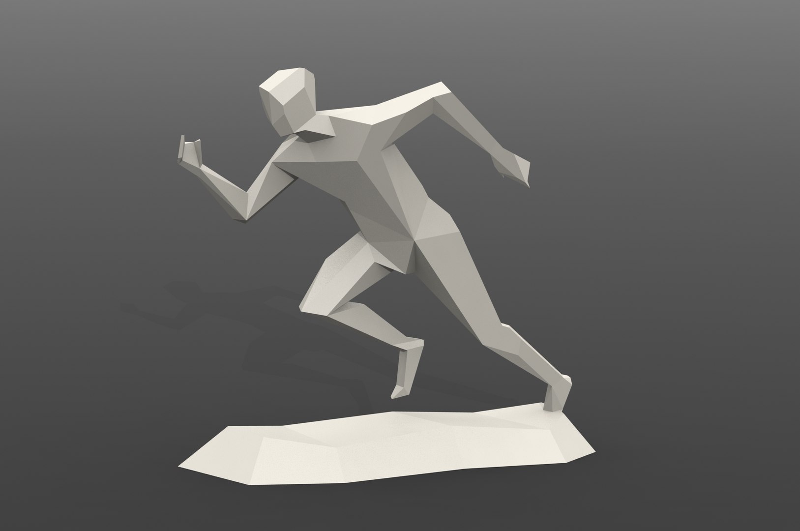 3D Running Man Statue Model - TurboSquid 1371312