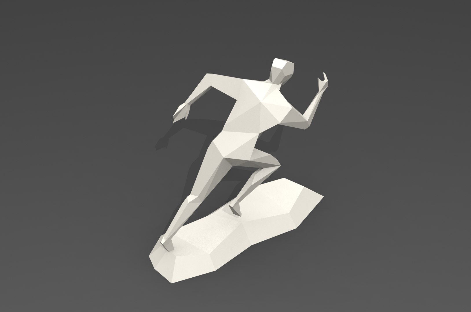 3D Running Man Statue Model - TurboSquid 1371312