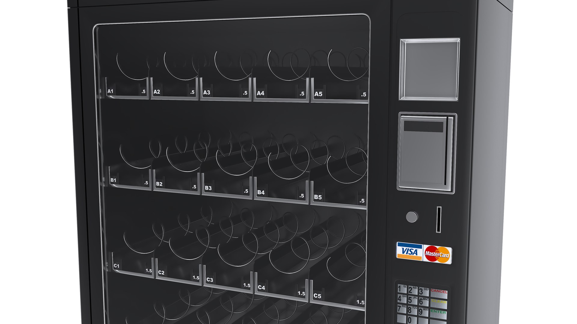 Glass Front Drink Vending Machine 3D Model - TurboSquid 2235057