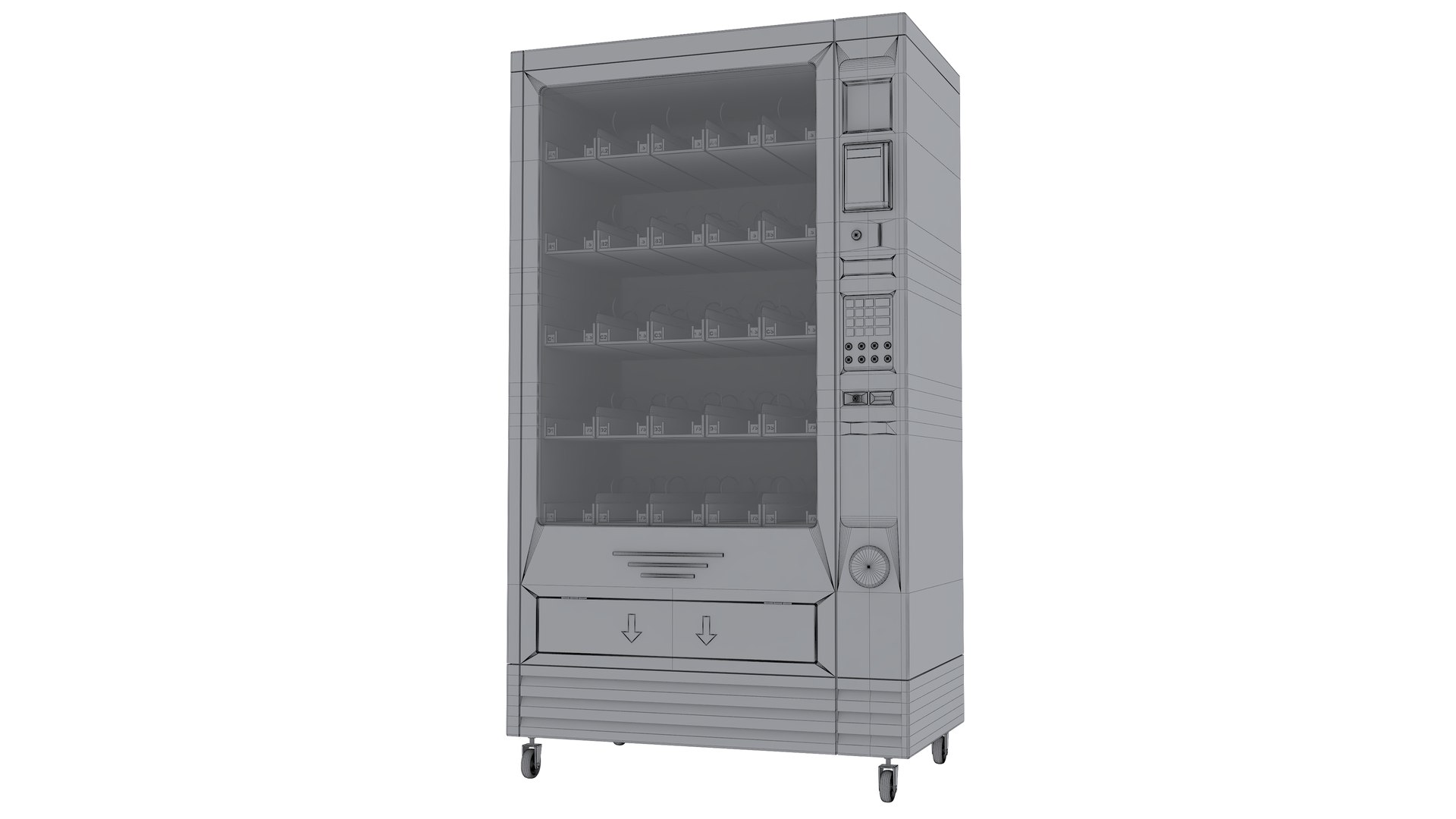 Glass Front Drink Vending Machine 3D Model - TurboSquid 2235057