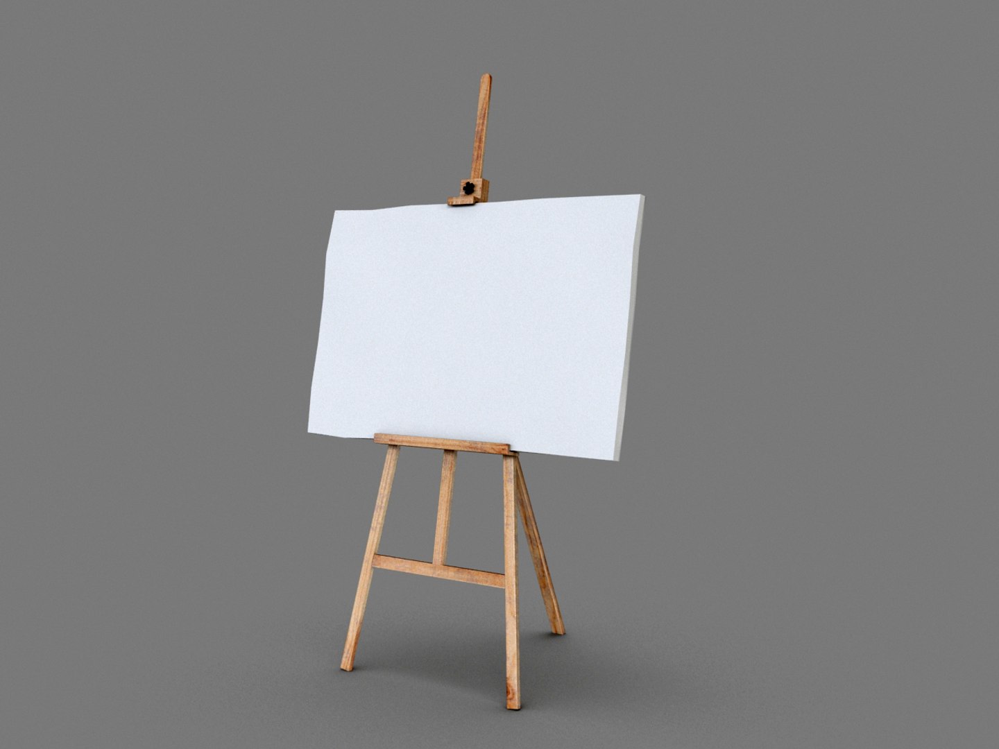 3D Easel Model - TurboSquid 1248946