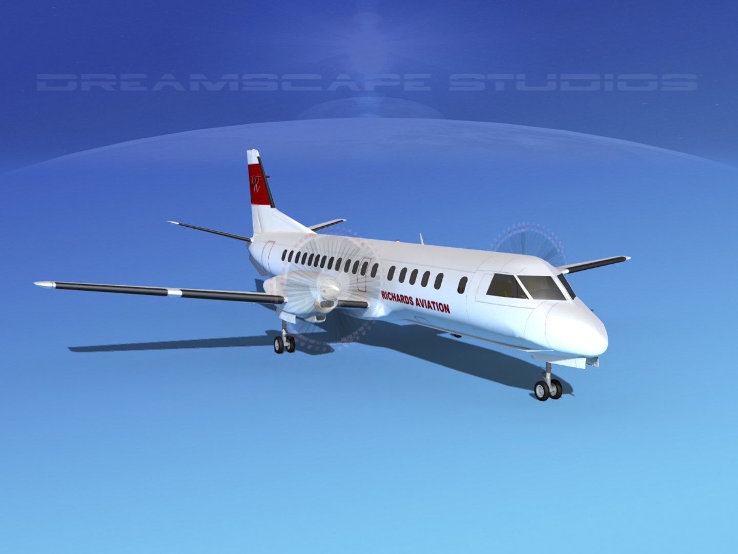 3D Cockpit Saab 2000 - TurboSquid 1208702