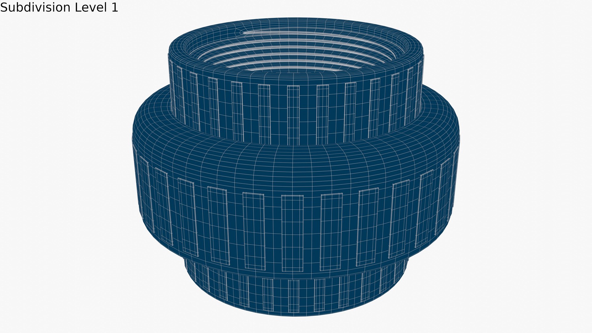 3D PVC Union Female Model - TurboSquid 2093847