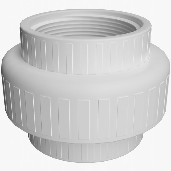 modelo 3d Unión PVC Hembra - TurboSquid 2093847