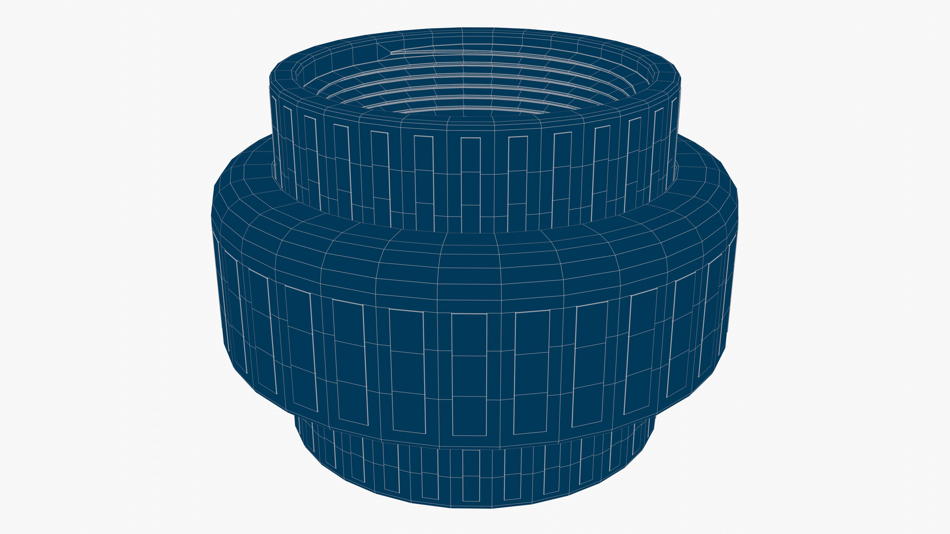 3D PVC Union Female Model - TurboSquid 2093847