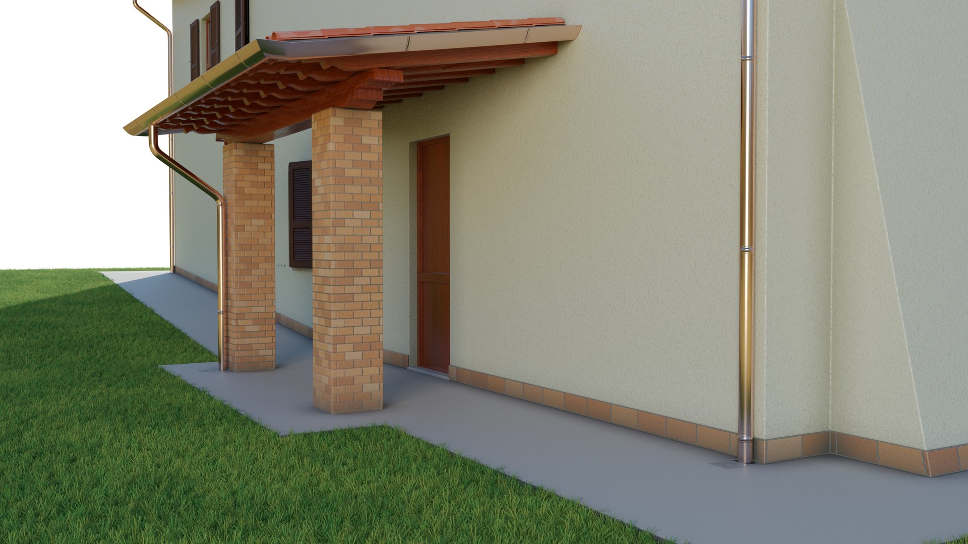 Italian Country House 3D model - TurboSquid 1721815