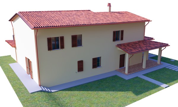 Italian Country House 3D model - TurboSquid 1721815