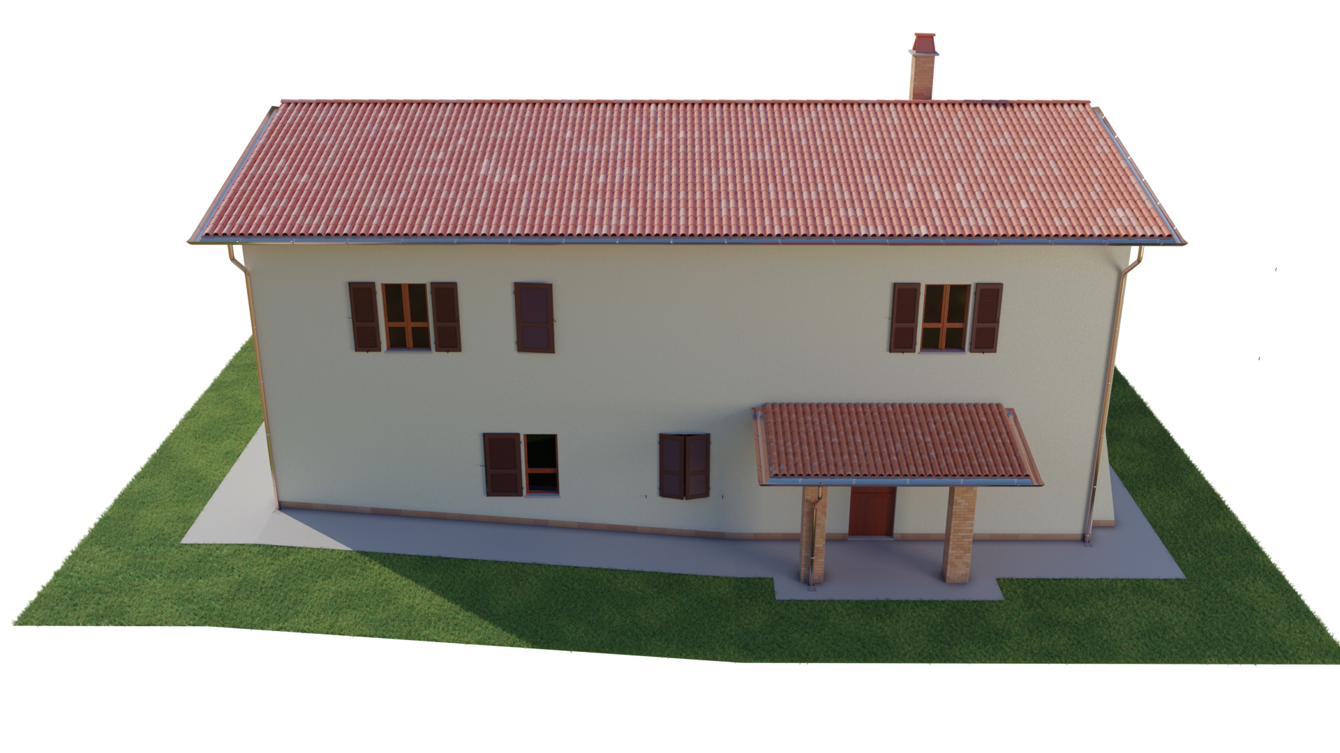 Italian Country House 3D model - TurboSquid 1721815