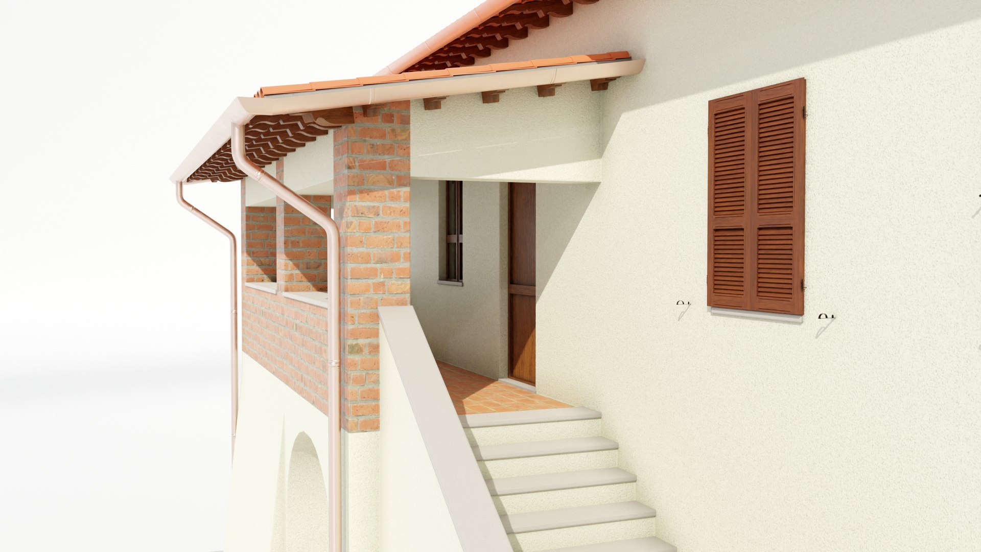 Italian Country House 3D Model - TurboSquid 1721815