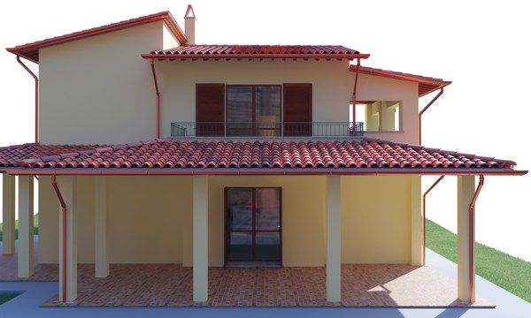 Italian Country House 3D model - TurboSquid 1721815