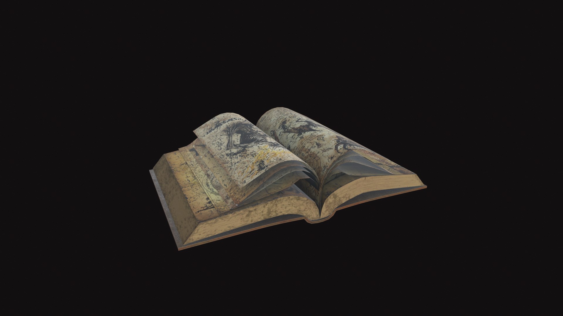 3D Medieval Book 05 Model - TurboSquid 2325644