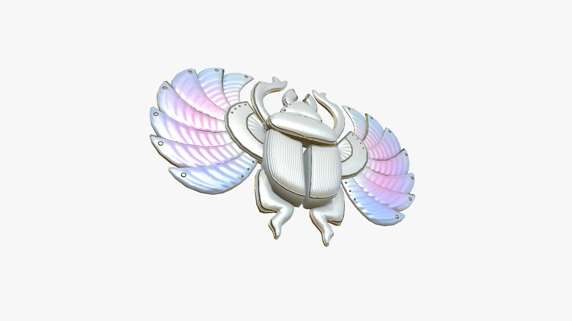 3D Model Khepri Mask A06 - Egyptian Gods Character Clothing ...