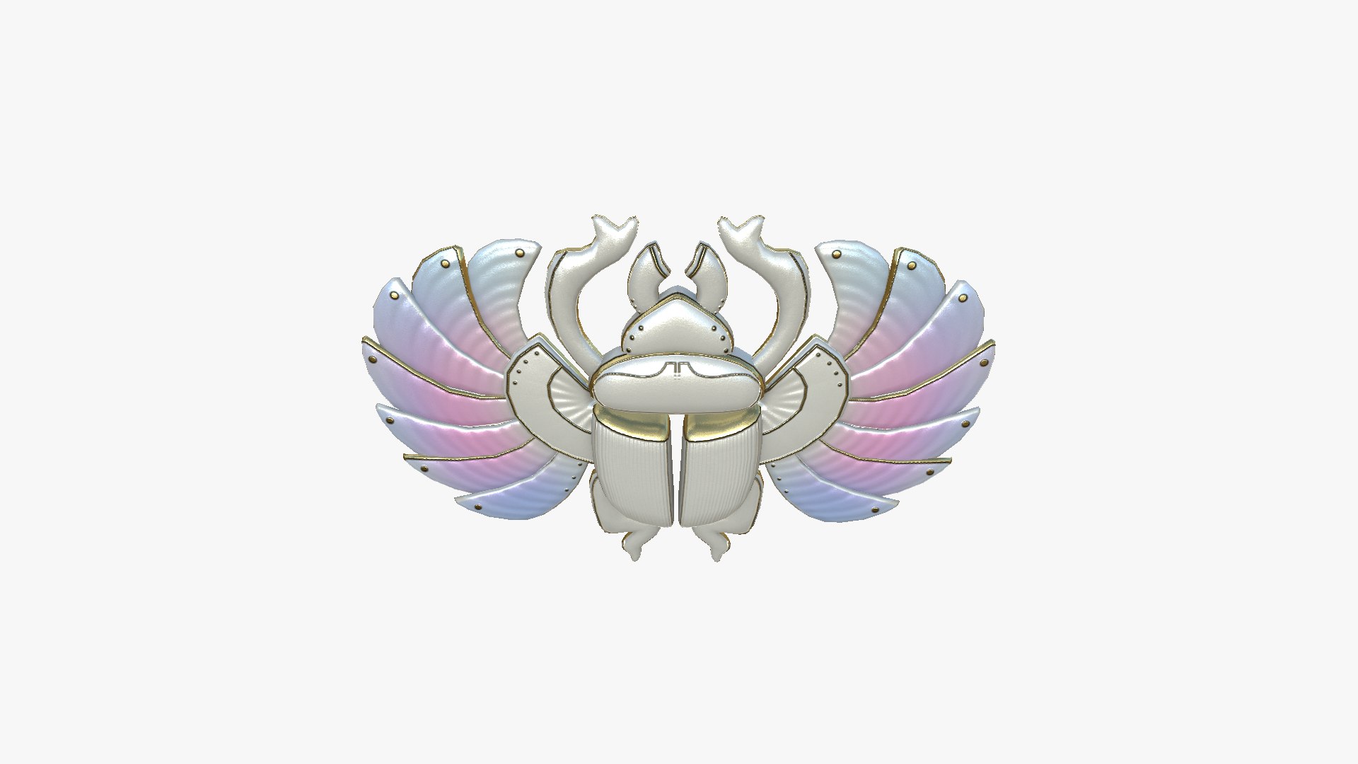 3D Model Khepri Mask A06 - Egyptian Gods Character Clothing ...