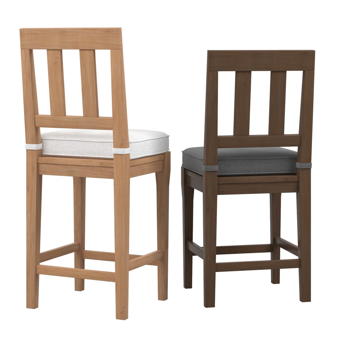 3D Model Santa Monica Armless Stool - TurboSquid 1430586