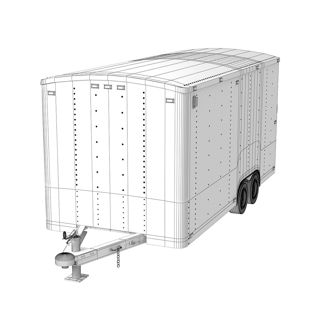 Trailer Box 3D - TurboSquid 1540295