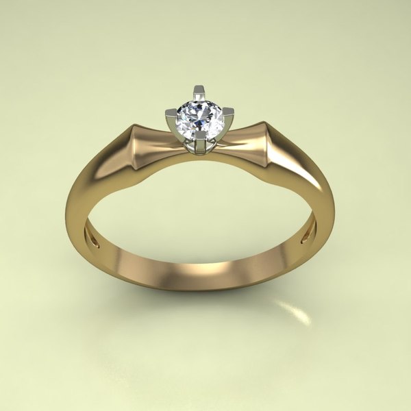 3d model print gold ring