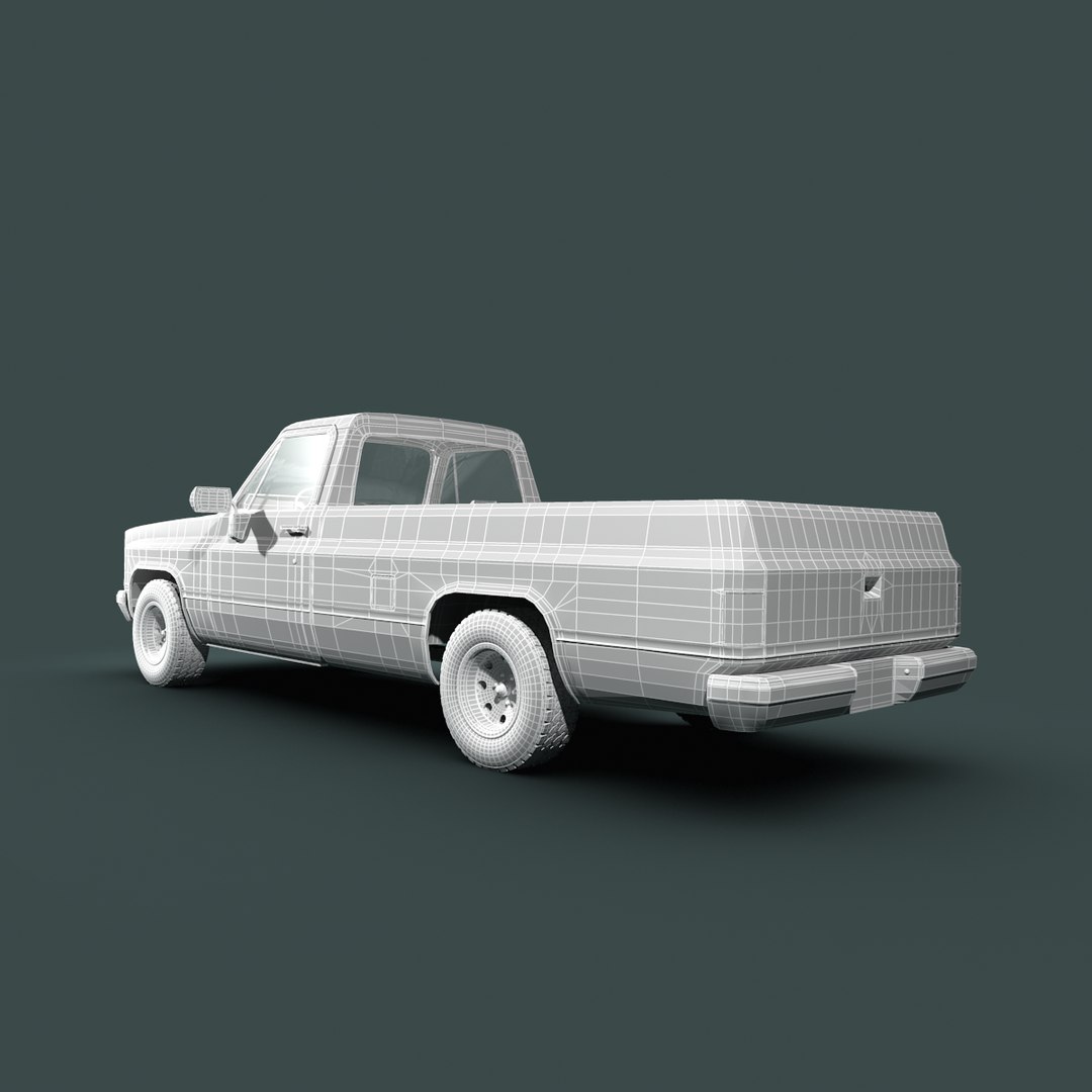 3d Chevrolet Truck