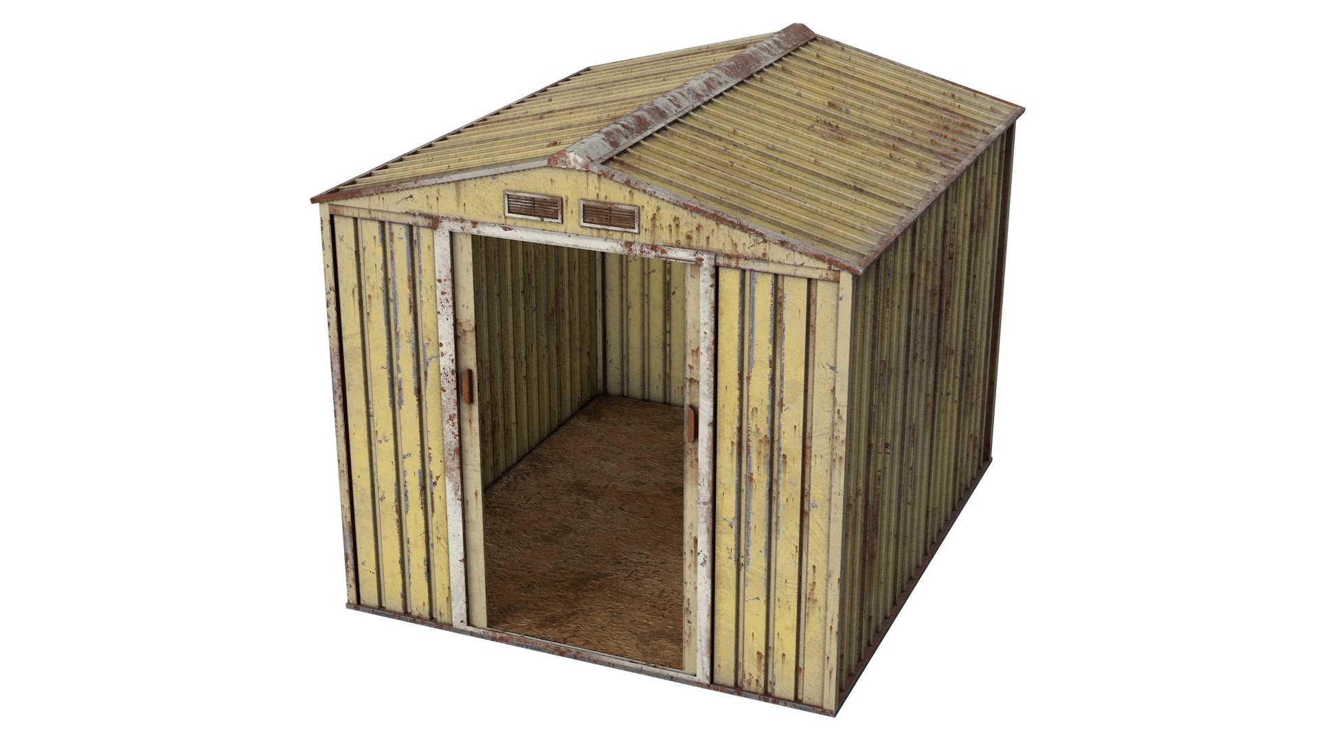 3D Modeled Old Rusty Metal Model - TurboSquid 1605353