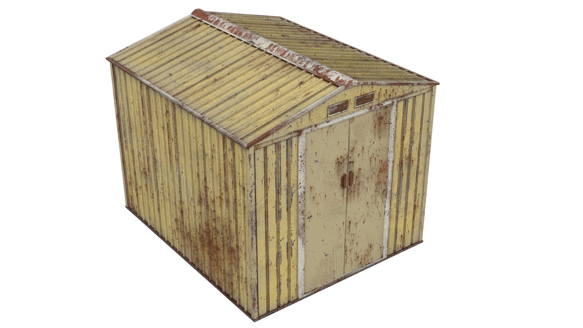 3D Modeled Old Rusty Metal Model - TurboSquid 1605353