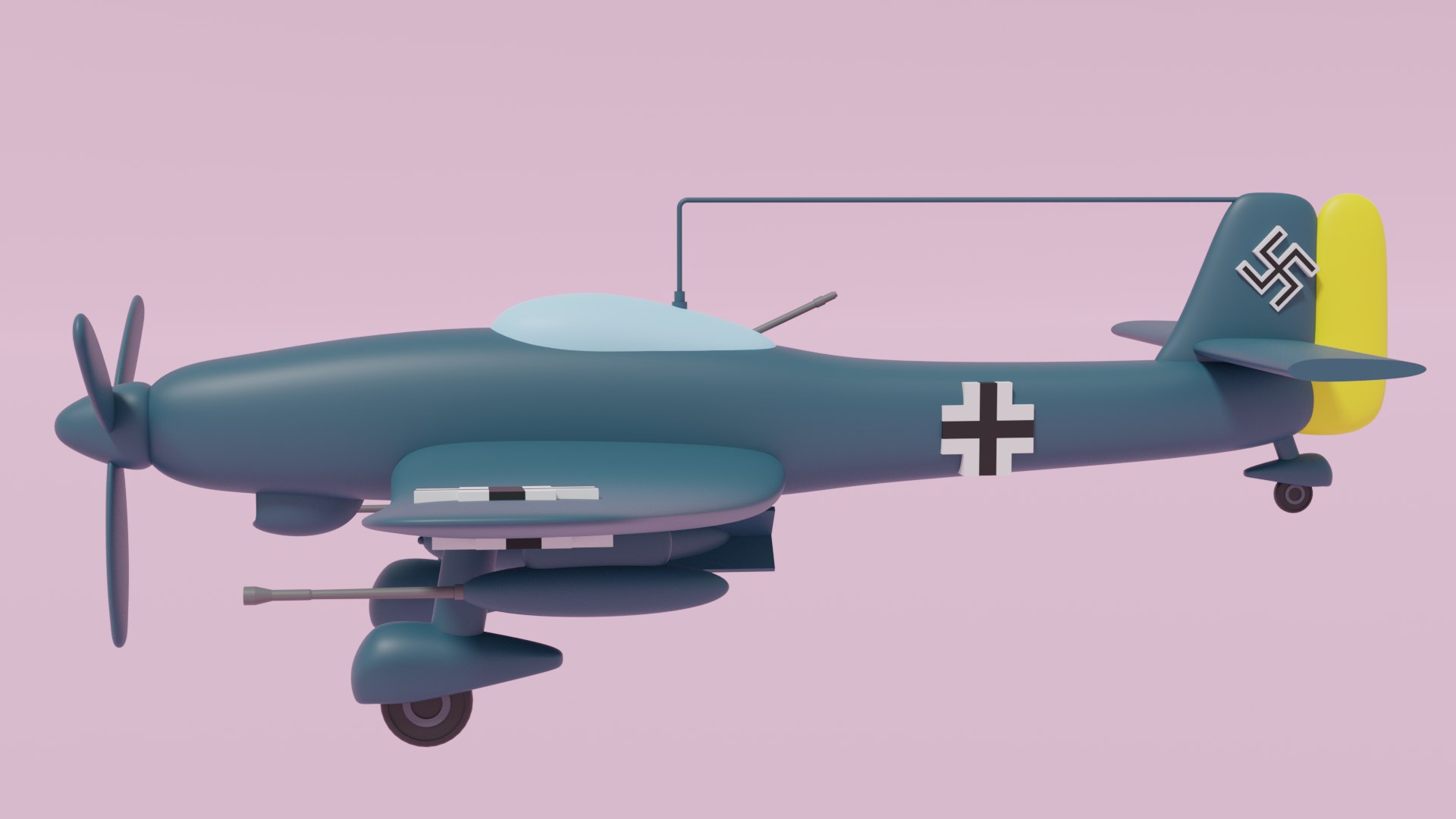 Junkers Ju 87 Stuka German Dive Bomber 3D Model - TurboSquid 2155349