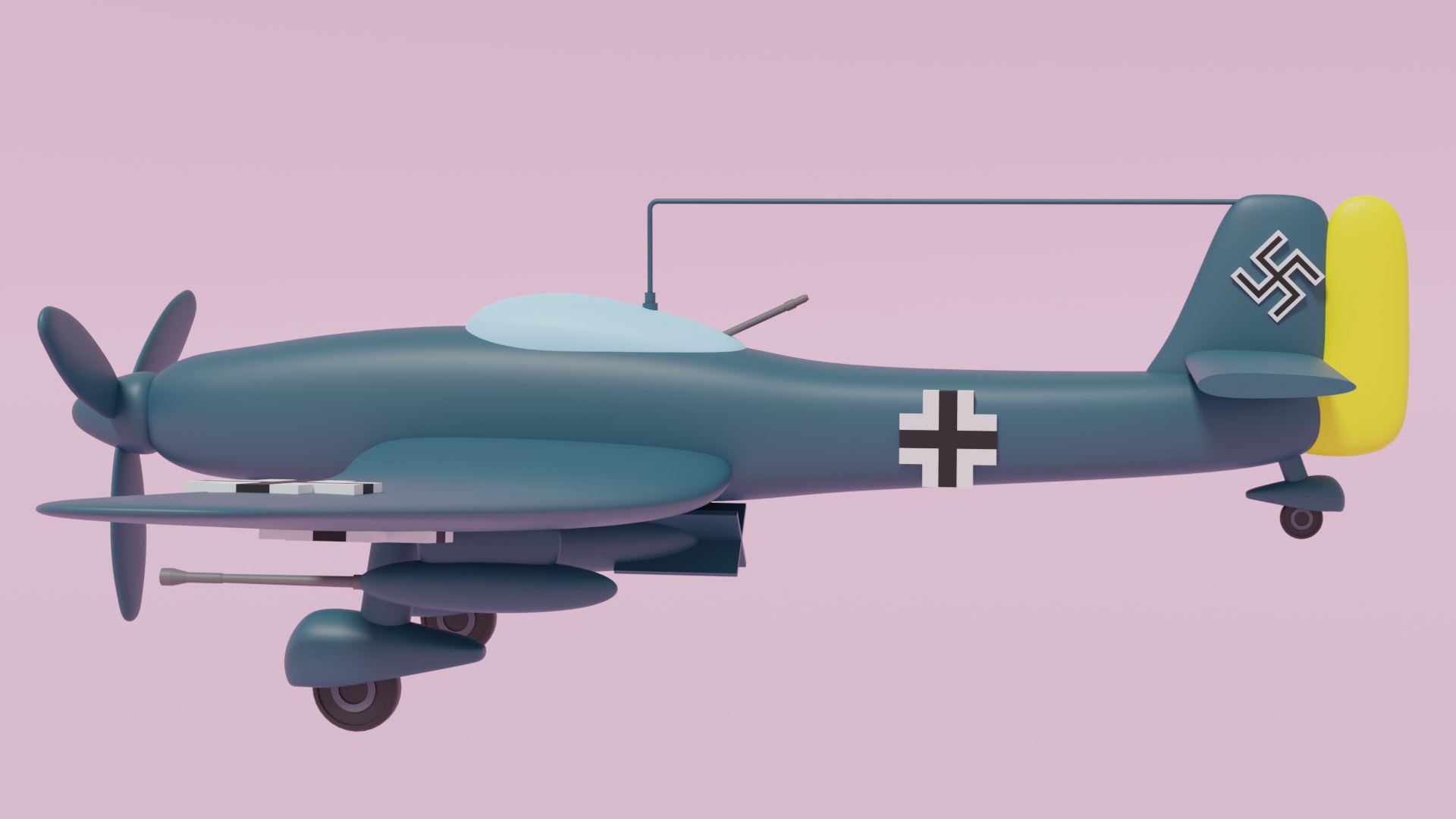 Junkers Ju 87 Stuka German Dive Bomber 3D Model - TurboSquid 2155349