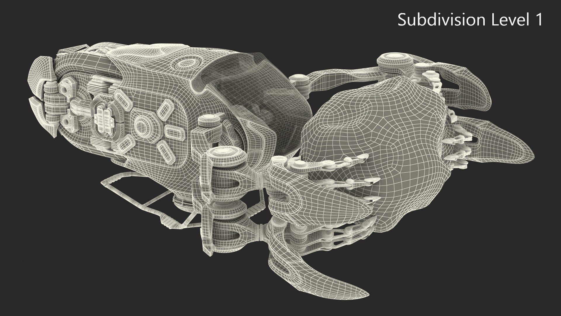 Spaceship Loader With Asteroid 3D Model - TurboSquid 2312627