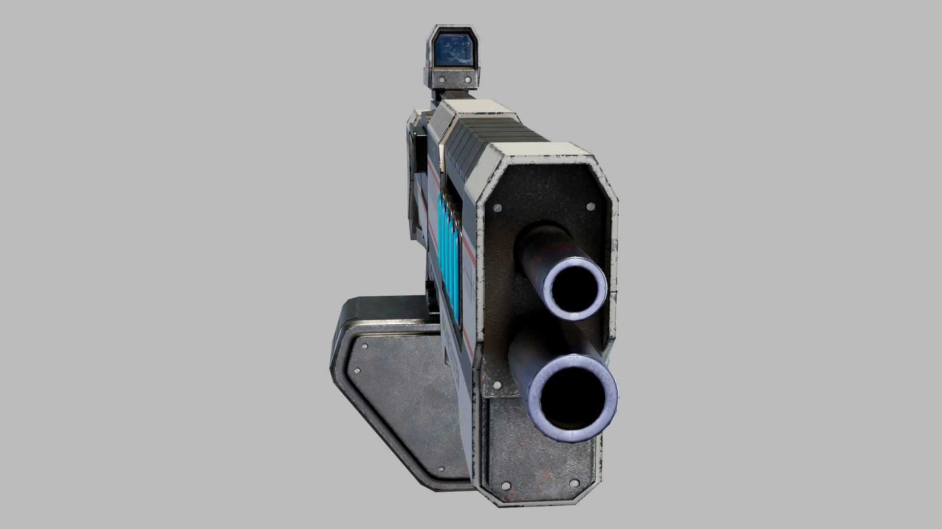 3D Sci Fi Machinegun - TurboSquid 2328409