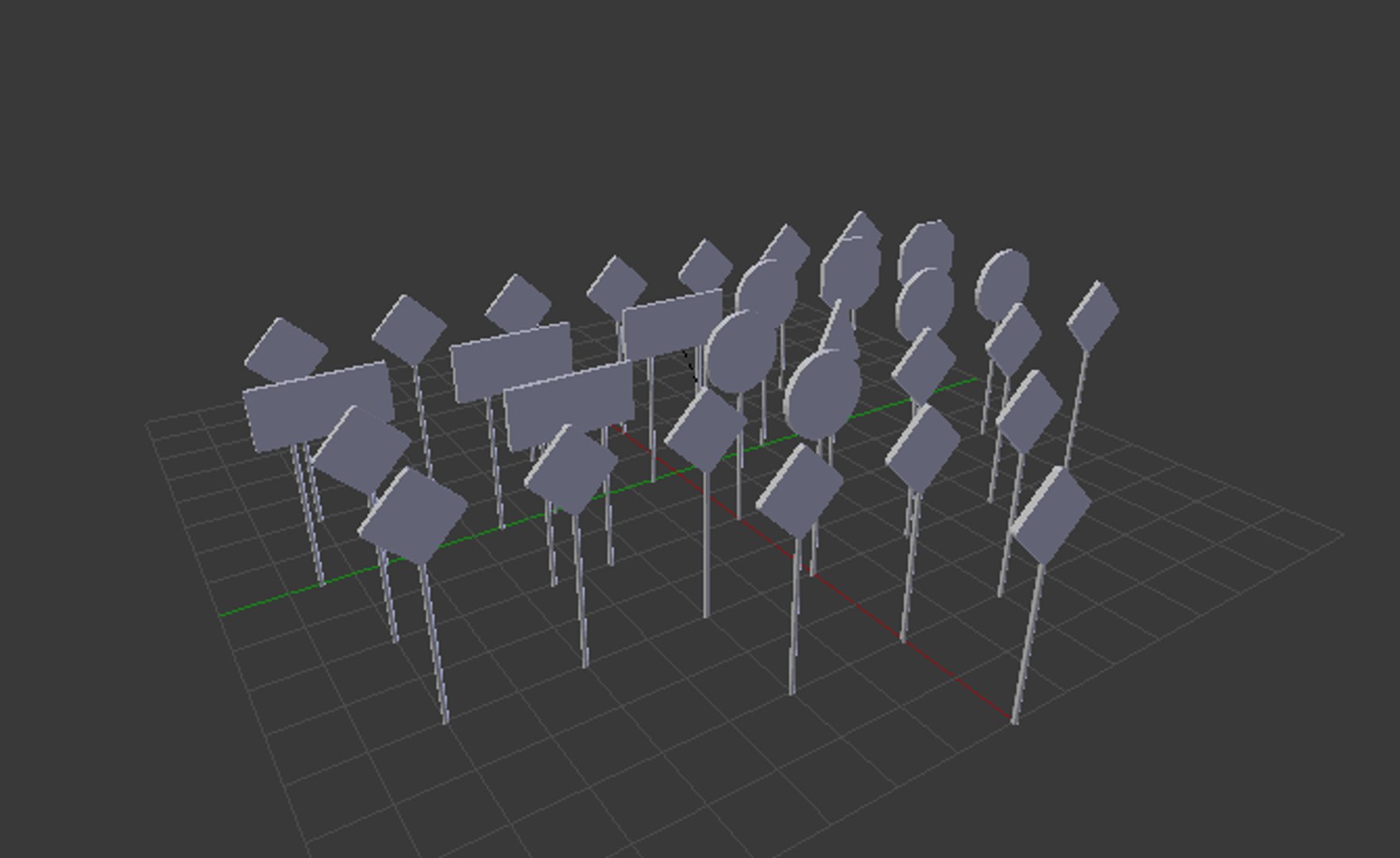 Street Signs 3D Model - TurboSquid 1207526