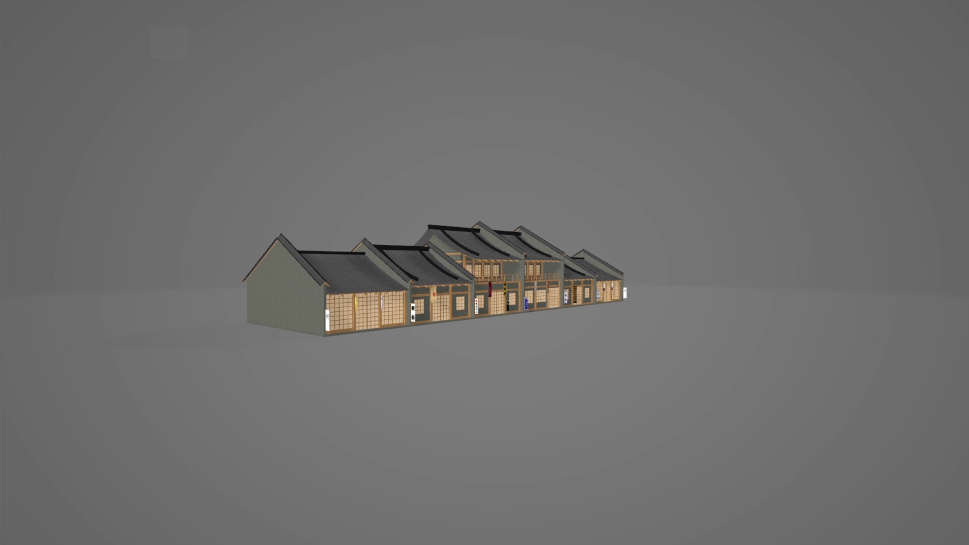 3D Japan Edo houses - TurboSquid 2180623