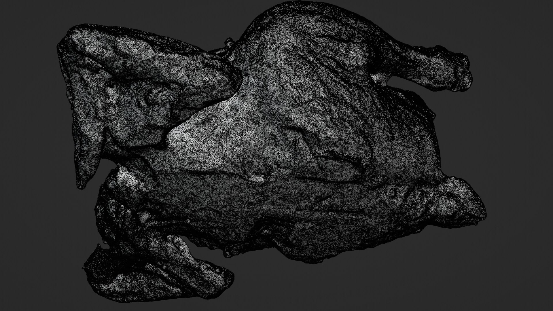 3D Roasted Chicken Cut For 3D Print - TurboSquid 2407552