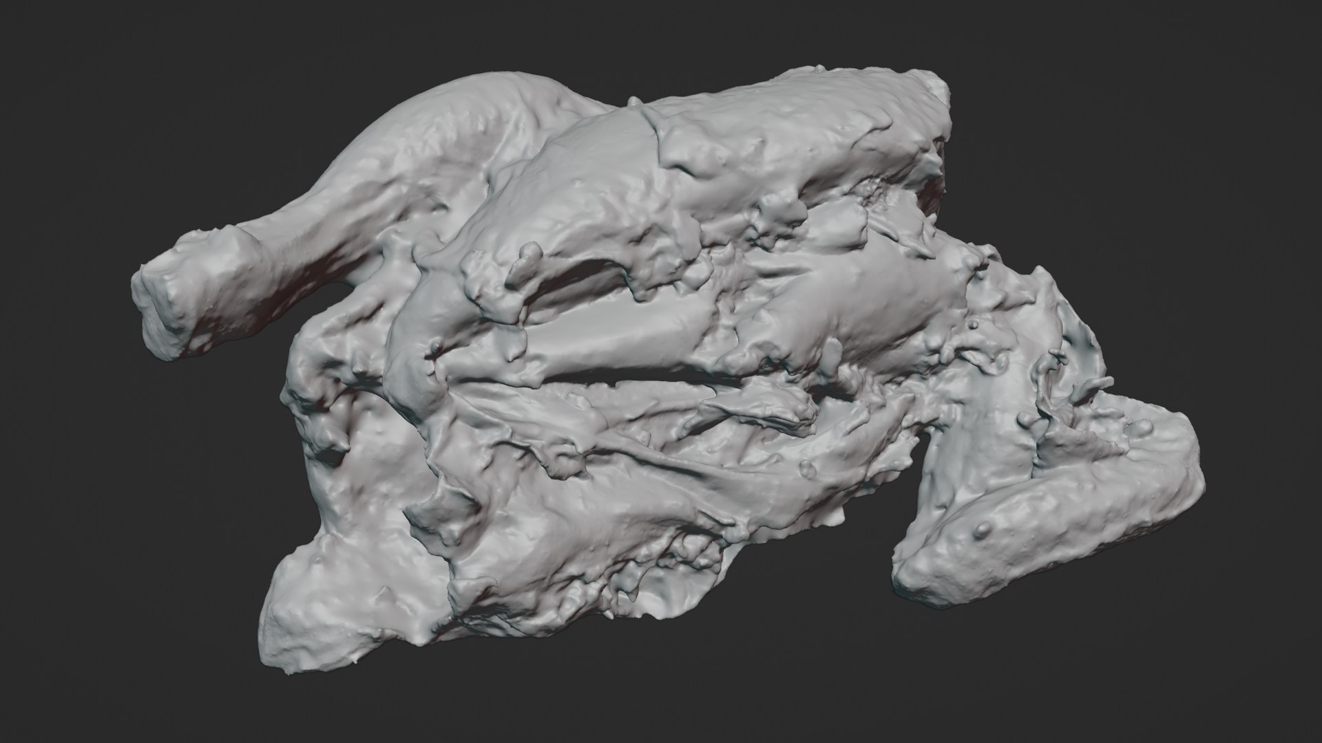 3D Roasted Chicken Cut For 3D Print - TurboSquid 2407552