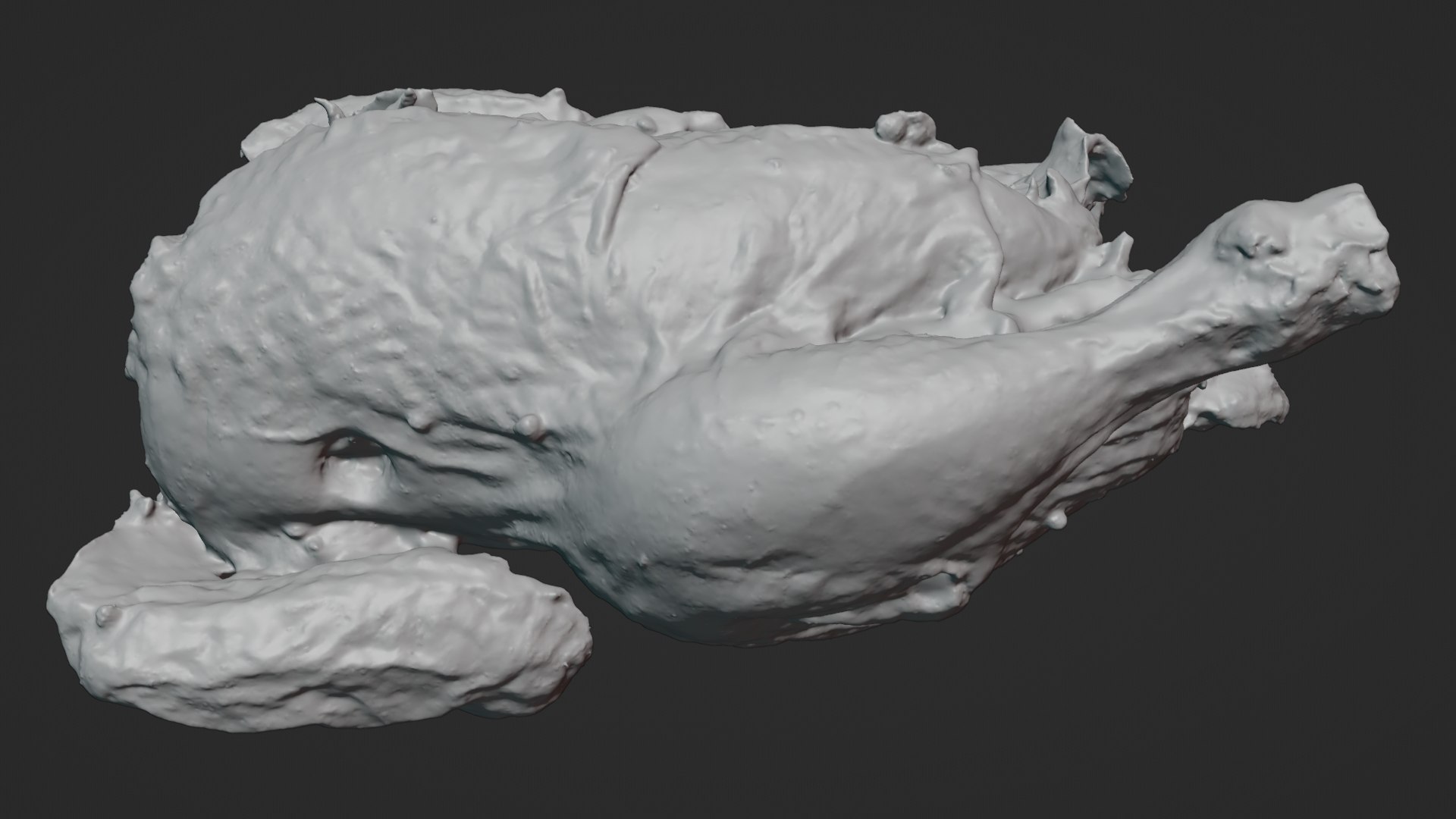 3D Roasted Chicken Cut For 3D Print - TurboSquid 2407552