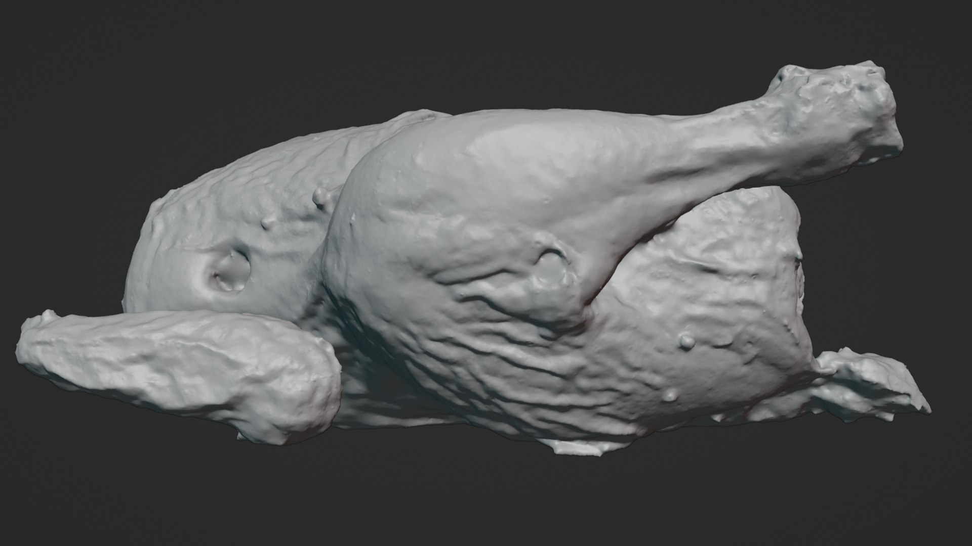 3D Roasted Chicken Cut For 3D Print - TurboSquid 2407552