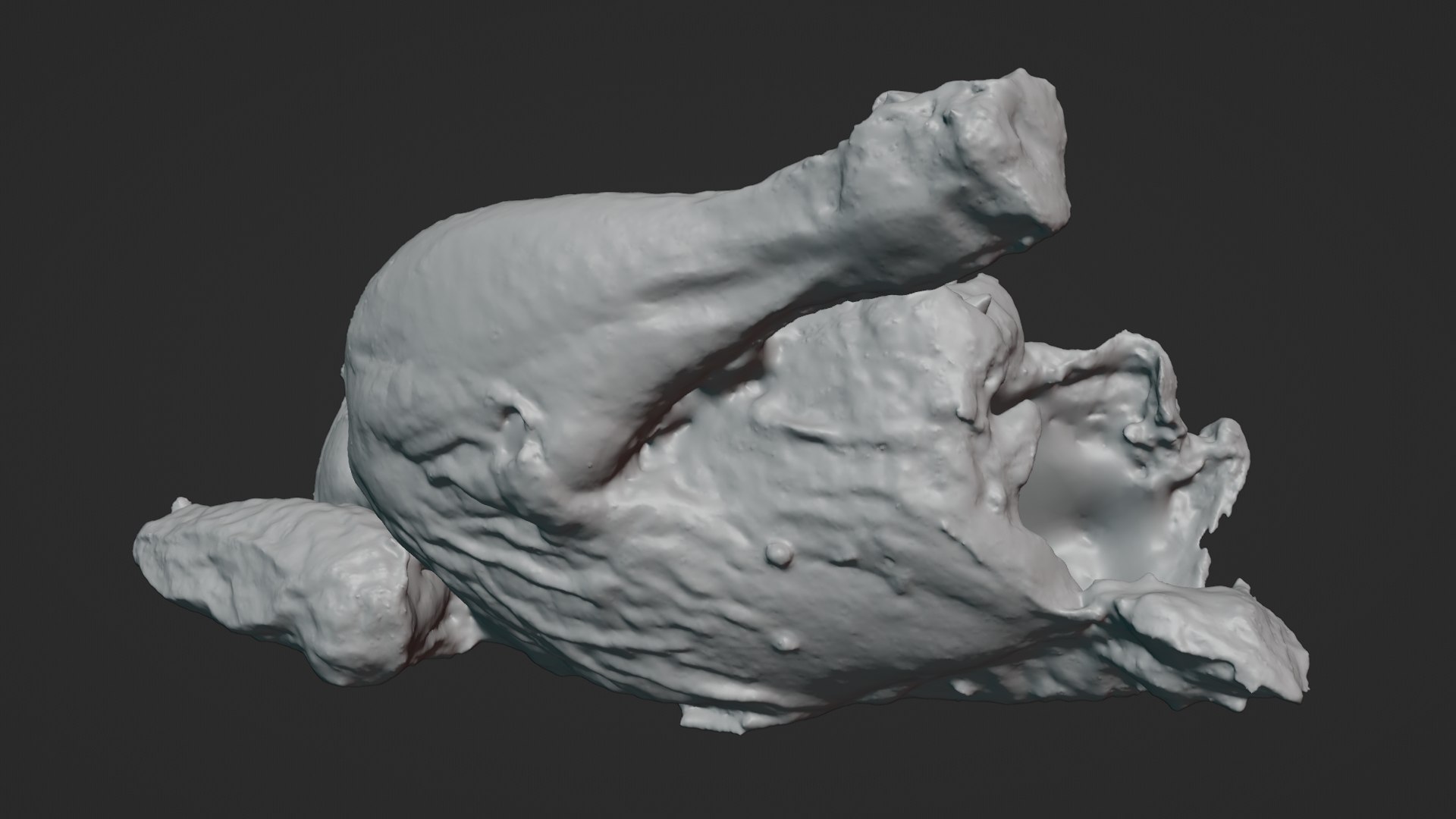 3D Roasted Chicken Cut For 3D Print - TurboSquid 2407552