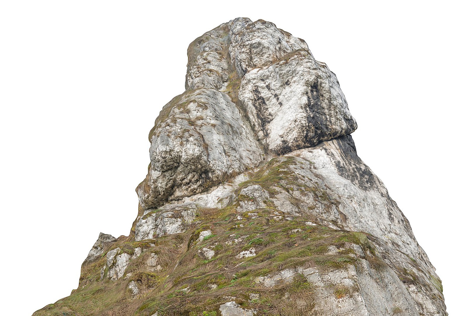 3d Rock Forest Autumn 8k Model