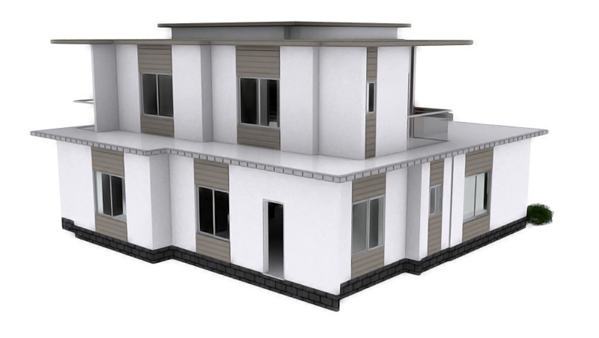 3d Model 2 Story House