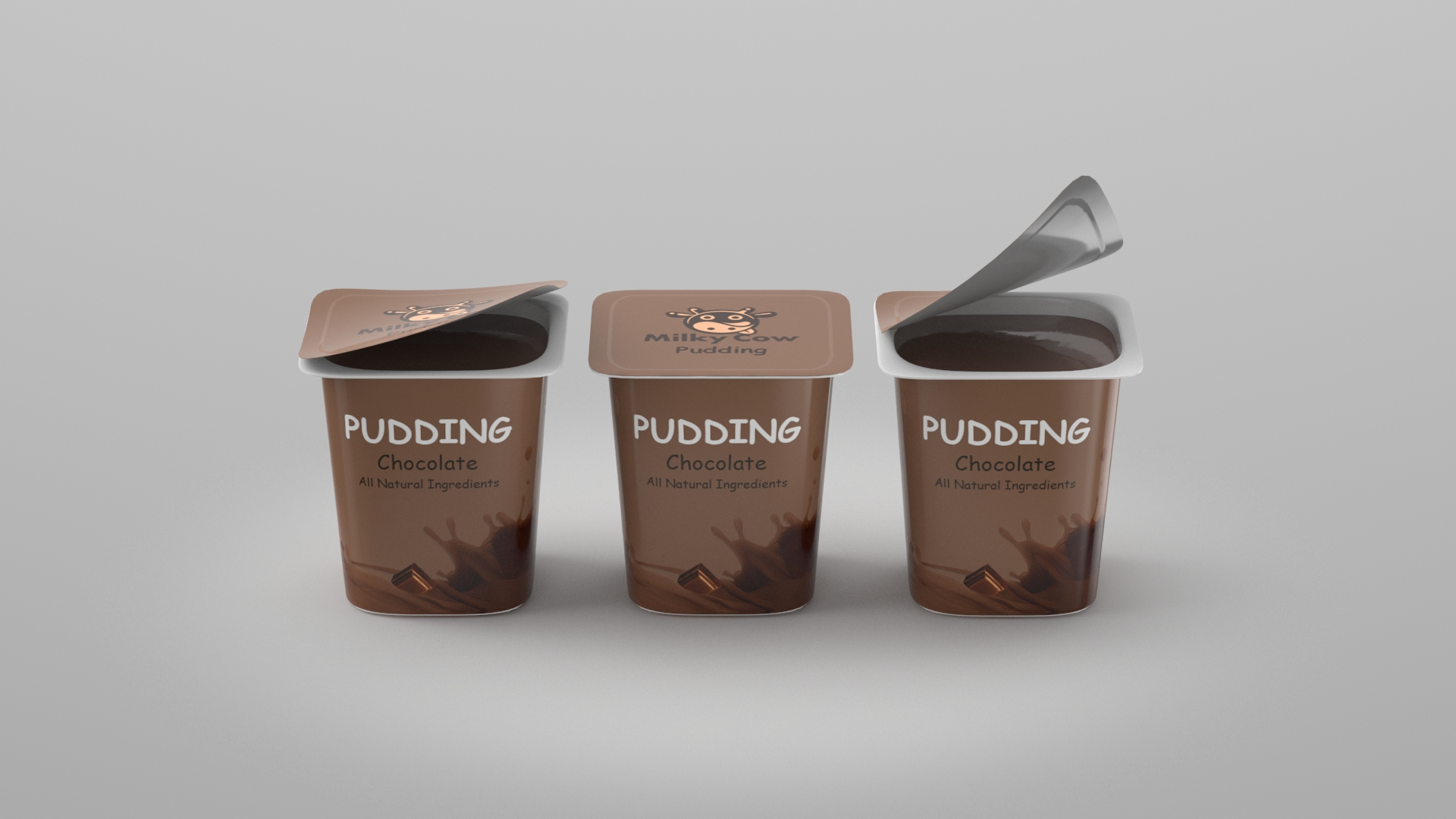 Pudding Cup 3D Model - TurboSquid 1596430
