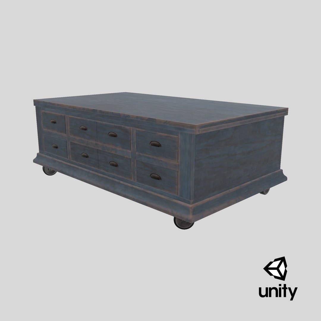 3D Drawer Trunk V2 - TurboSquid 1675462