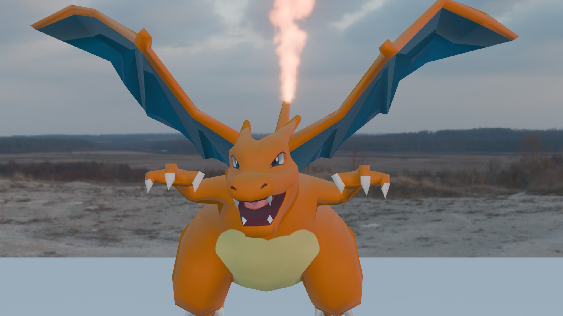 Charizard Model - TurboSquid 2239009