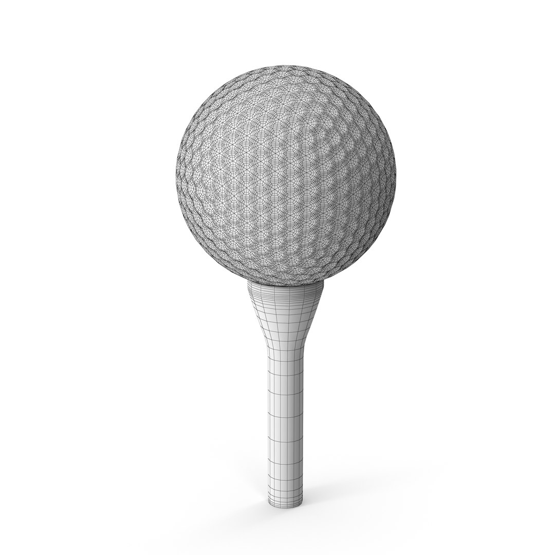 Golf Ball And Tee 3D Model - TurboSquid 2094008