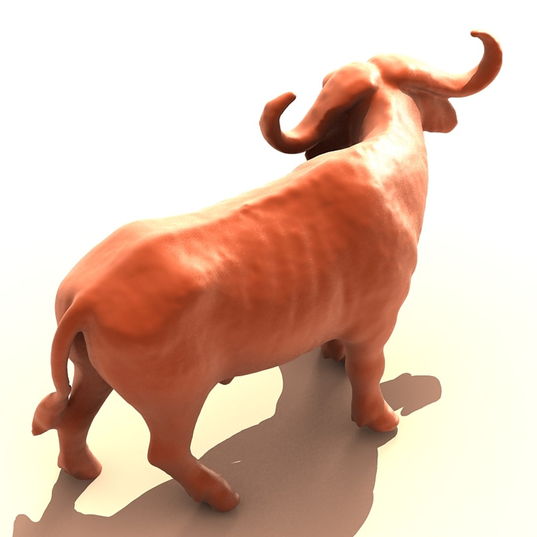 3d Model African Buffalo