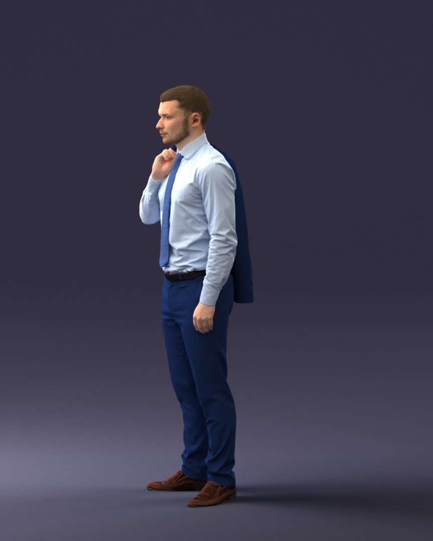 3D Man Office Model - TurboSquid 1437641