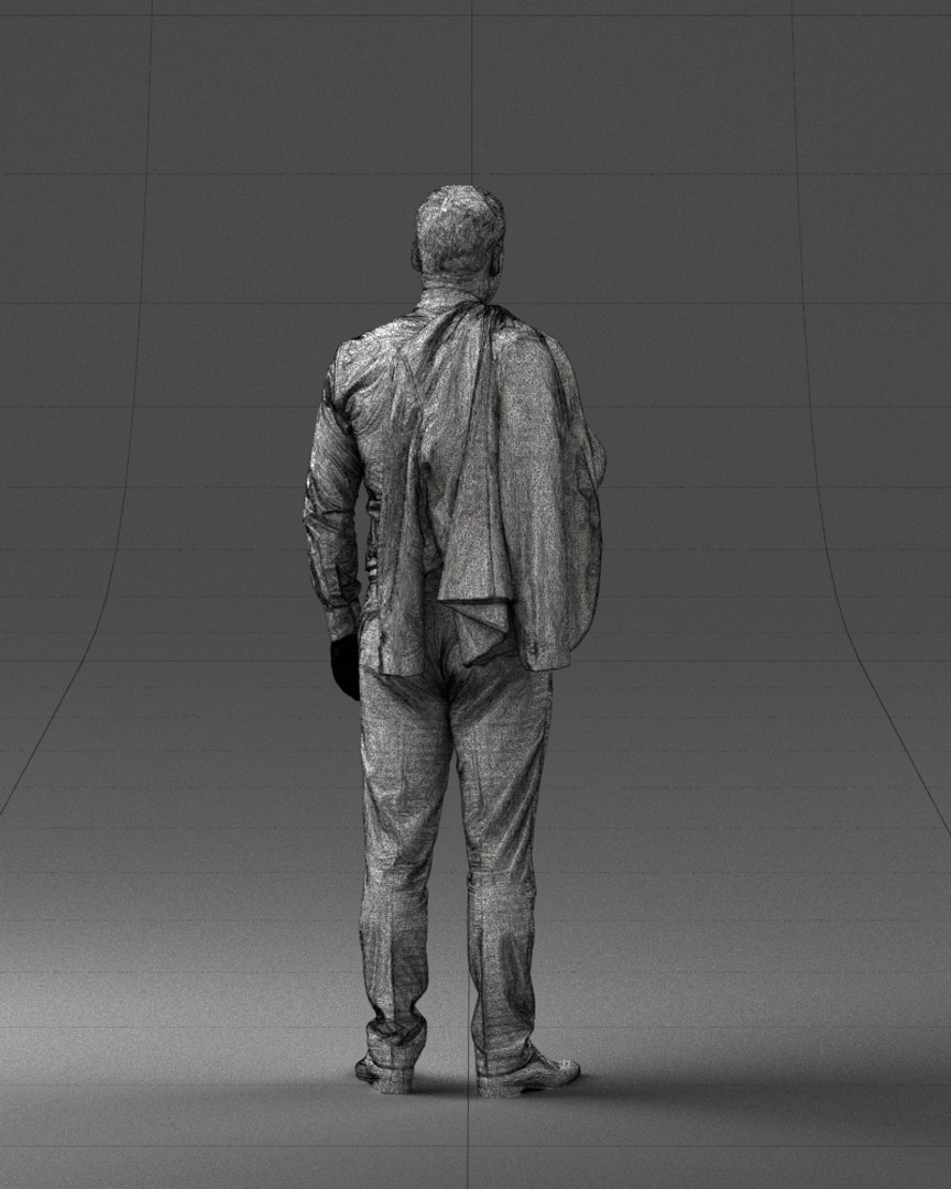 3D Man Office Model - TurboSquid 1437641