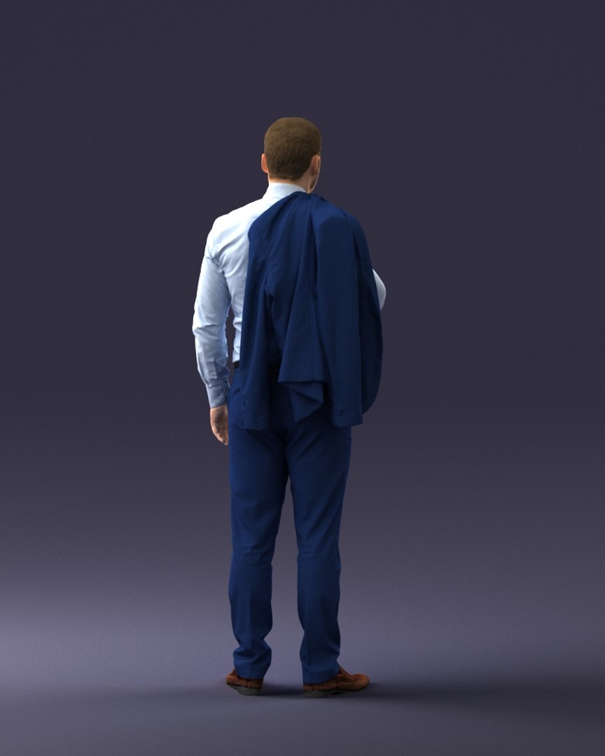 3D Man Office Model - TurboSquid 1437641