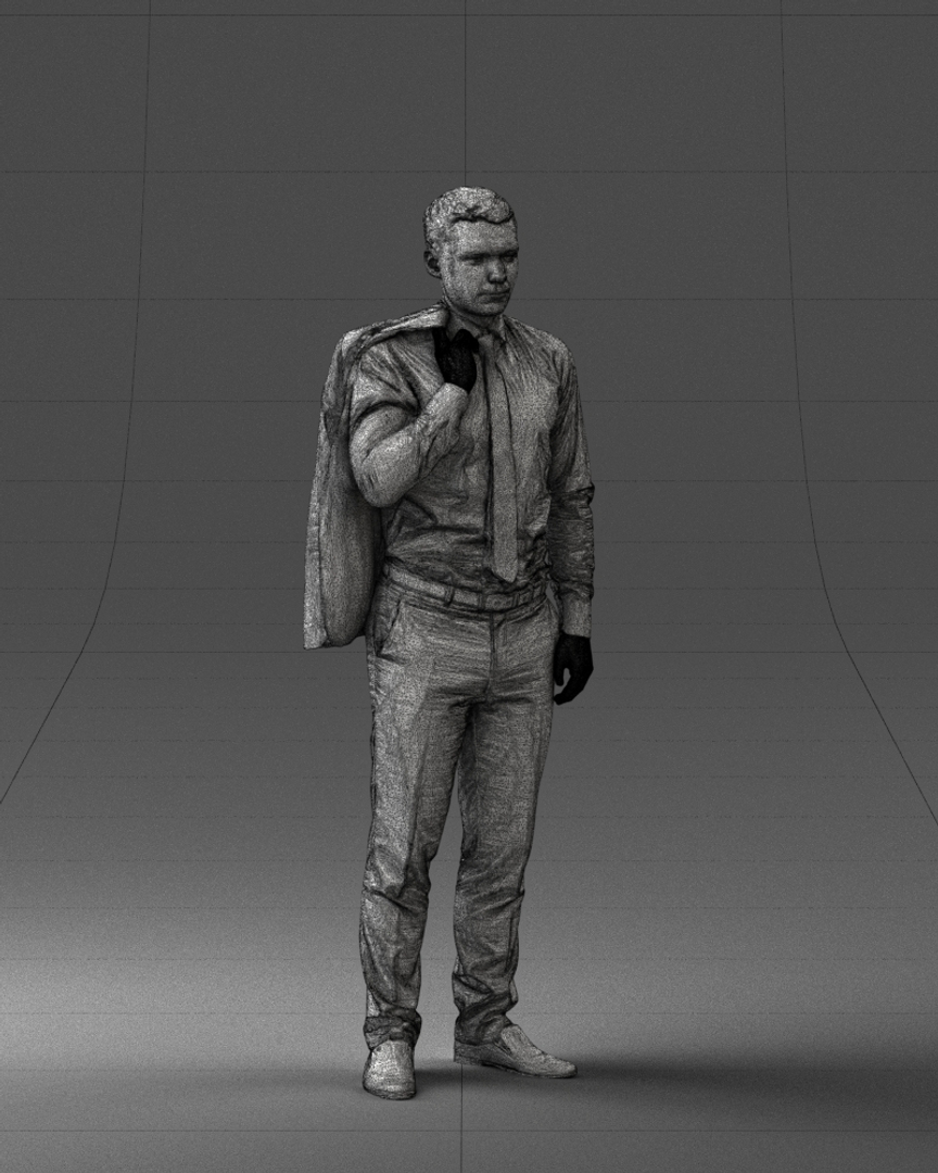 3D Man Office Model - TurboSquid 1437641