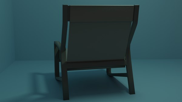 3D Stylized Low Poly Lounge Chair model - TurboSquid 1750358