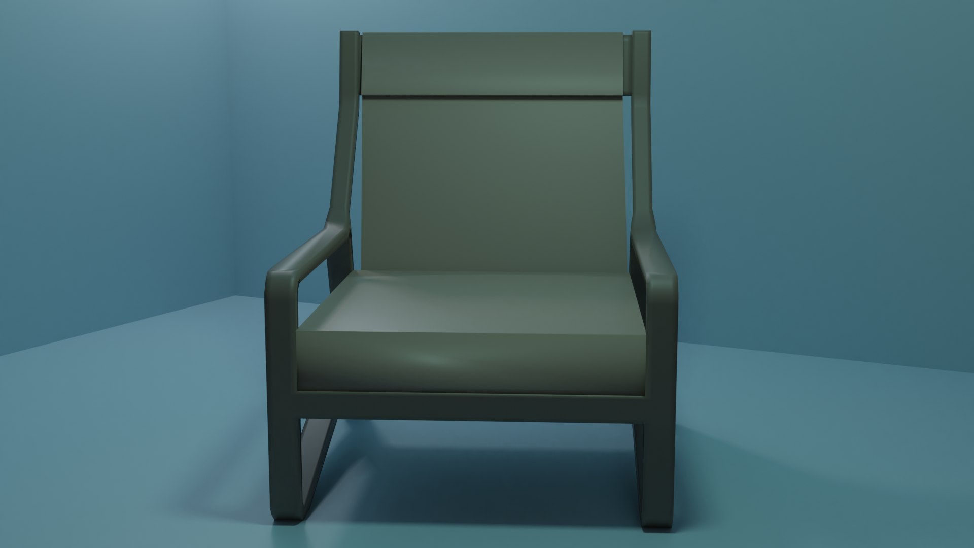 3D Stylized Low Poly Lounge Chair Model - TurboSquid 1750358
