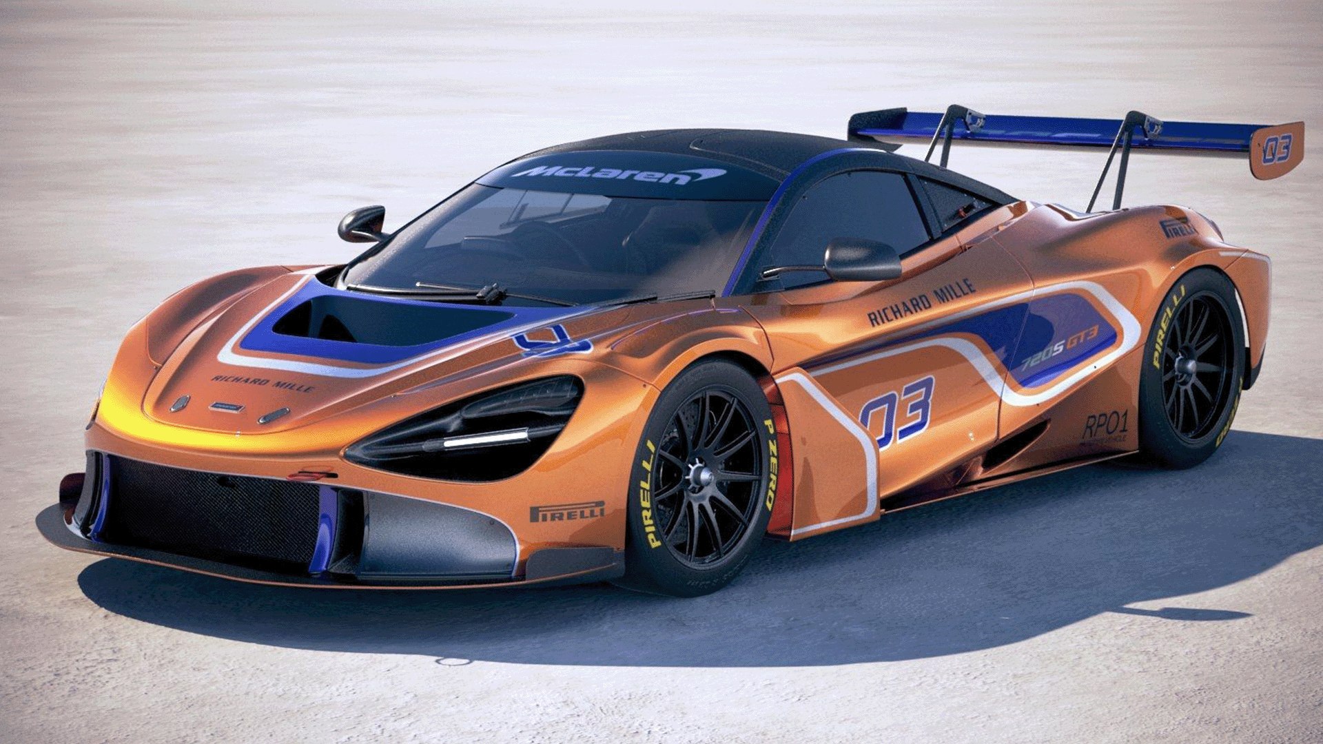3D Mclaren 720S GT3 2019 - TurboSquid 2295306